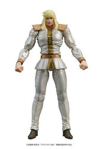 ■商品説明不朽の名作『北斗の拳』より、“KING”こと「シン」と、“拳法殺し”の肉体を持つ「ハート」がセットで、可動フィギュア【DIGACTION】より登場！！交換用顔パーツやハンドパーツ、ハートの腹パーツなど豊富にご用意！また、ケンシロウ...