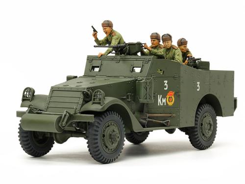 ■商品説明【数々の戦線を駆け抜けた偵察用装甲車】アメリカ陸軍騎兵部隊用の偵察車輌として開発されたM3スカウトカーに改良を施し、1939年に生産が始められたのがM3A1です。87馬力の6気筒ガソリンエンジンを搭載した4輪駆動車で、路上での最高...