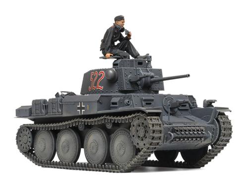 ■商品説明【独ソ戦の先陣を切ったチェコ製軽戦車】1939年にチェコを併合したドイツは、チェコ製のLTvz38軽戦車を自軍向けに38(t)軽戦車として制式採用しました。車体と砲塔はリベット接合式、主砲には3.7cm戦車砲を備え、機動力にも優れ...