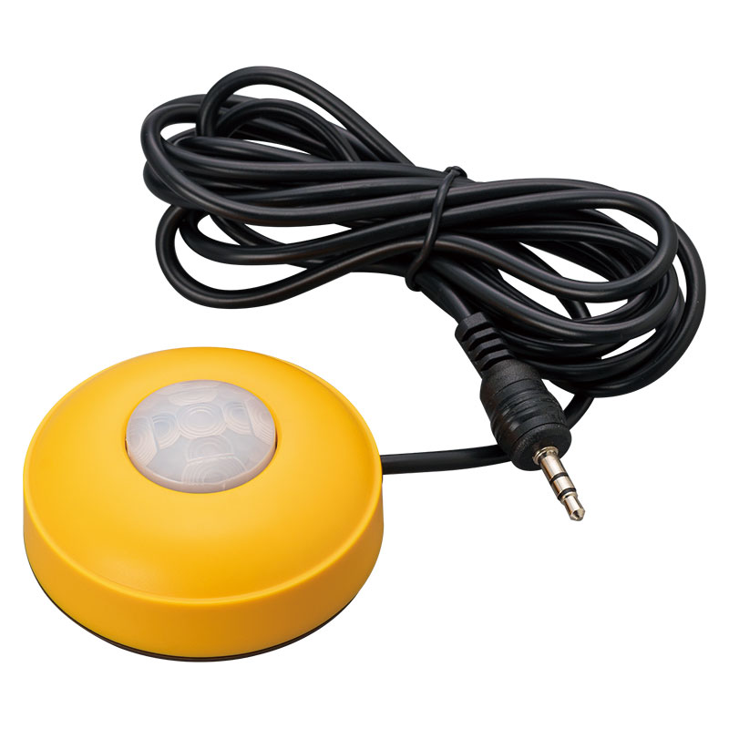 【素材・材質】 ABS(裏面／ネオジムマグネット) 【サイズ】 径60×28mm コード長:2m 【特徴】 ●センサーを追加し広範囲で検知を可能とします。 ●裏面マグネット付 ●本体左側面の端子カバー右を開けて端子を差し込んでください。 ※...