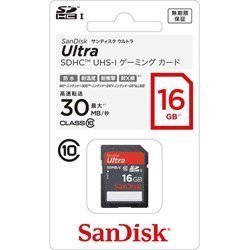商品情報 商品の説明 SANDISKウルトラSDHC UHS-I CLASS10 16GB 〔SDSDUG-016G-J35〕 主な仕様