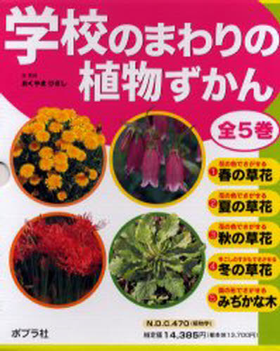 おくやまひさし／文・写真本詳しい納期他、ご注文時はご利用案内・返品のページをご確認ください出版社名ポプラ社出版年月2005年03月サイズ26cmISBNコード9784591996324児童 学習 図書館向け学校のまわりの植物ずかん 5巻セッ...