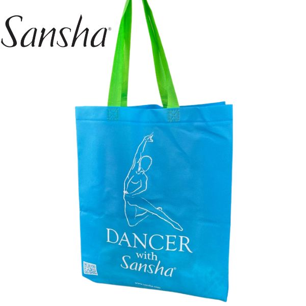 世界中のダンサーに愛される「Sansha（サンシャ）」から、スタイリッシュな不織布レッスンバッグが登場。 鮮やかなターコイズブルーのボディに、力強い男性ダンサーのラインアートが映えるデザイン。 バレエボーイズやメンズダンサーはもちろん、周り...