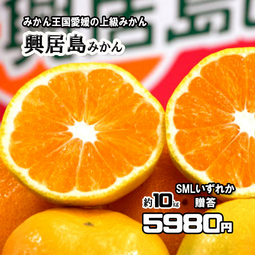 商品情報 生産地 愛媛県松山市興居島重さ 約10kg（誤差200gまで）大きさ SMLいずれか興居島みかん 贈答用 御歳暮 みかんの島から 美味しいみかんをお届けいたします 愛媛県産 興居島産 SML いずれか 約10kg 送料無料 愛媛家...