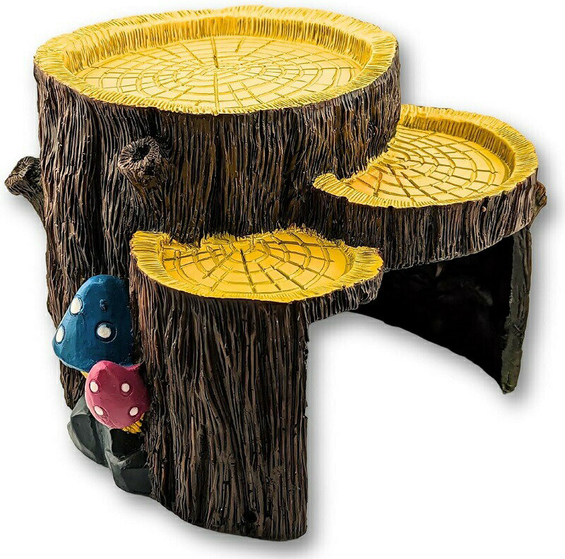 【リクガメ特化】リクガメのために開発された、爬虫類シェルターです。ユニークな造形でありながら、リクガメの生態と気持ちを理解したサイズ・形状・材質で作られています。これから初めて飼育する方にぴったりです。【広い内部空間】大型シェルターだから、...