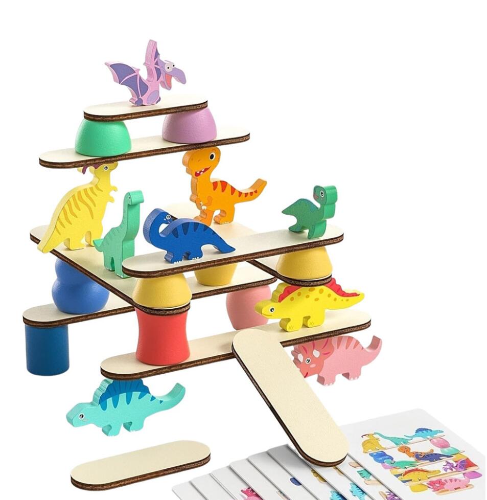 バランス感覚と集中力を楽しく育てる、Across Rainbow ゆらゆらスタッキング知育玩具です。 土台がゆらゆらと揺れる設計で、ブロックを積み重ねるたびに工夫と考える力が求められ、遊びながら自然とバランス感覚や手先の器用さを養います。 ...