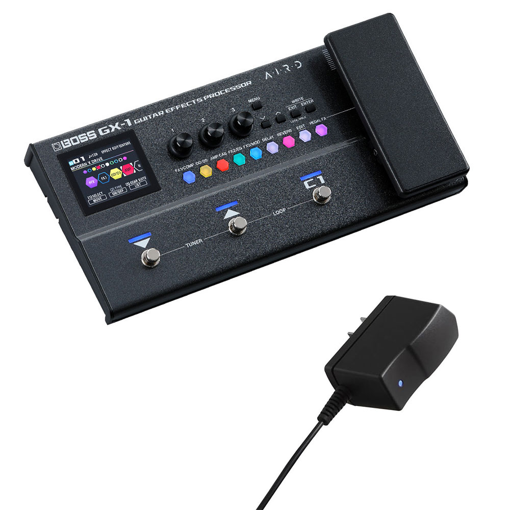《セット内容》 ・BOSS GX-1 Guitar Effects Processor ・BOSS PSA100S2 純正アダプター ギター・ライフに、最高の相棒を すべてのギタリストに捧げる、プレミアムなBOSS のサウンドと機能性を備え...