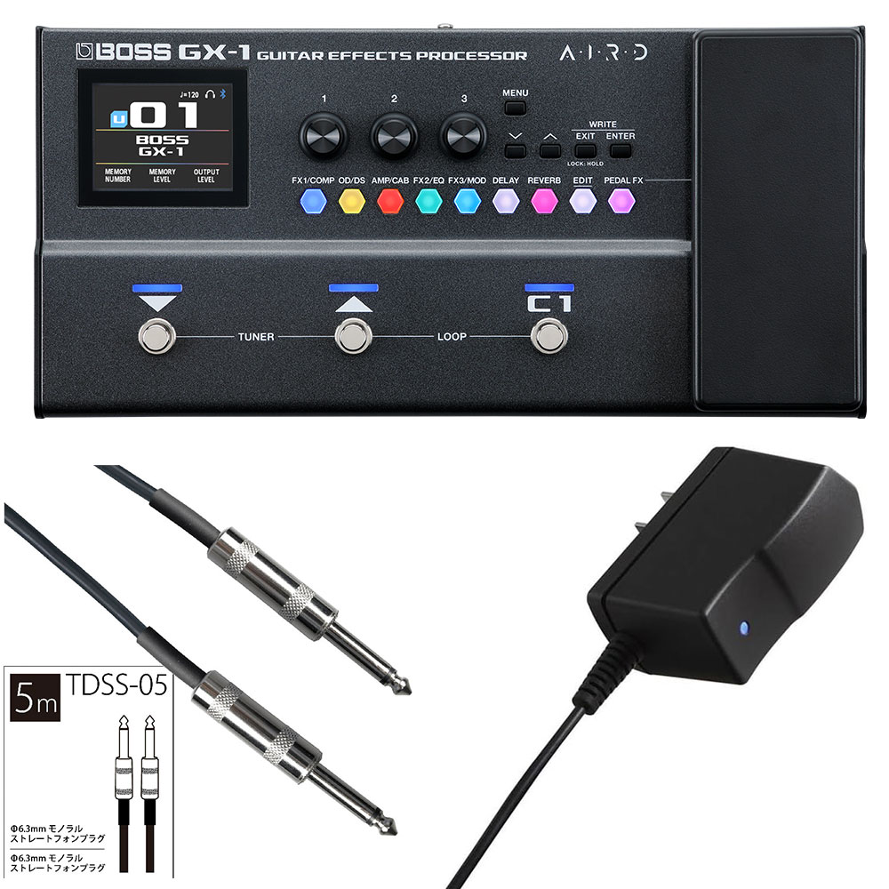 《セット内容》 ・BOSS GX-1 Guitar Effects Processor ・BOSS PSA100S2 純正アダプター ・シールドケーブル5m ギター・ライフに、最高の相棒を すべてのギタリストに捧げる、プレミアムなBOSS ...