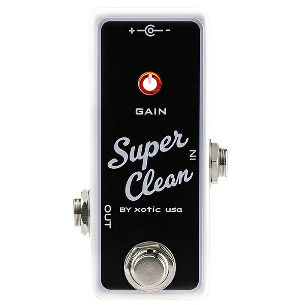 遂に発売！2019NAMMでも大きな話題となった新製品！ SUPER CLEAN BUFFERは、複数のペダルやパッチケーブル、長いケーブルなどを繋げることによって生じる音質の劣化を防ぎます。また最大＋12dBのクリーンブースト機能とEQ ...