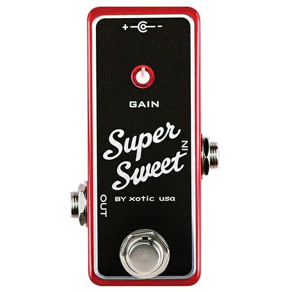 SUPER SWEET BOOSTERは、JRC4558を心臓部に採用したハイパフォーマンスクラスAプリアンプです。 最大+20dBのブーストが可能でアンプのポテンシャルをを最大限に引き出します。 ダイナミックかつトランスピアレントサウンド...