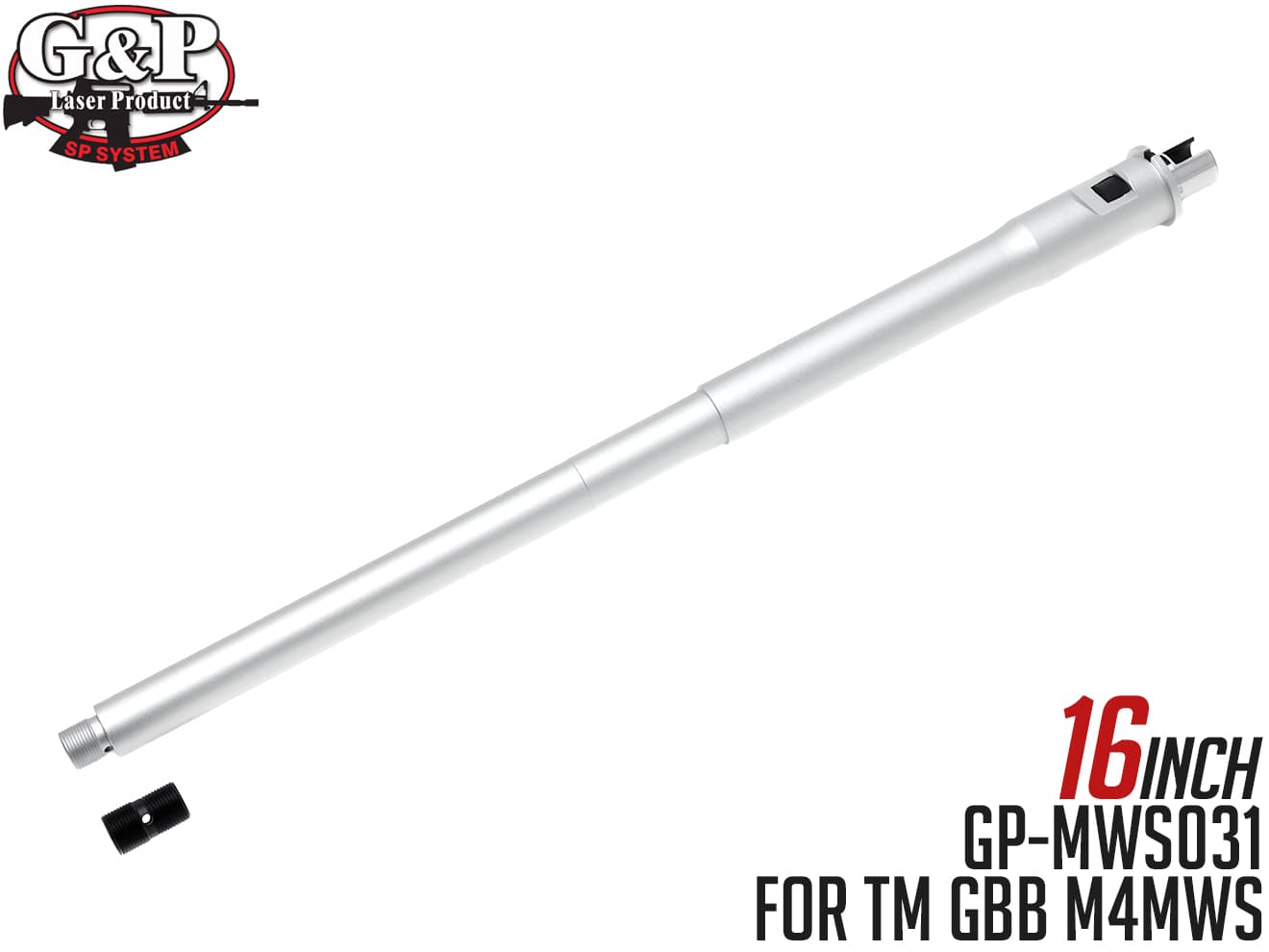 GP-MWS031 G&P ジ−アンドピー商品説明ITEM INFO極太デザイン！剛性を重視したヘビーバレル！G&amp;P製 16インチ レシーライフル アウターバレル for TM GBB M4MWSです。東京マルイ ガスブローバック ...