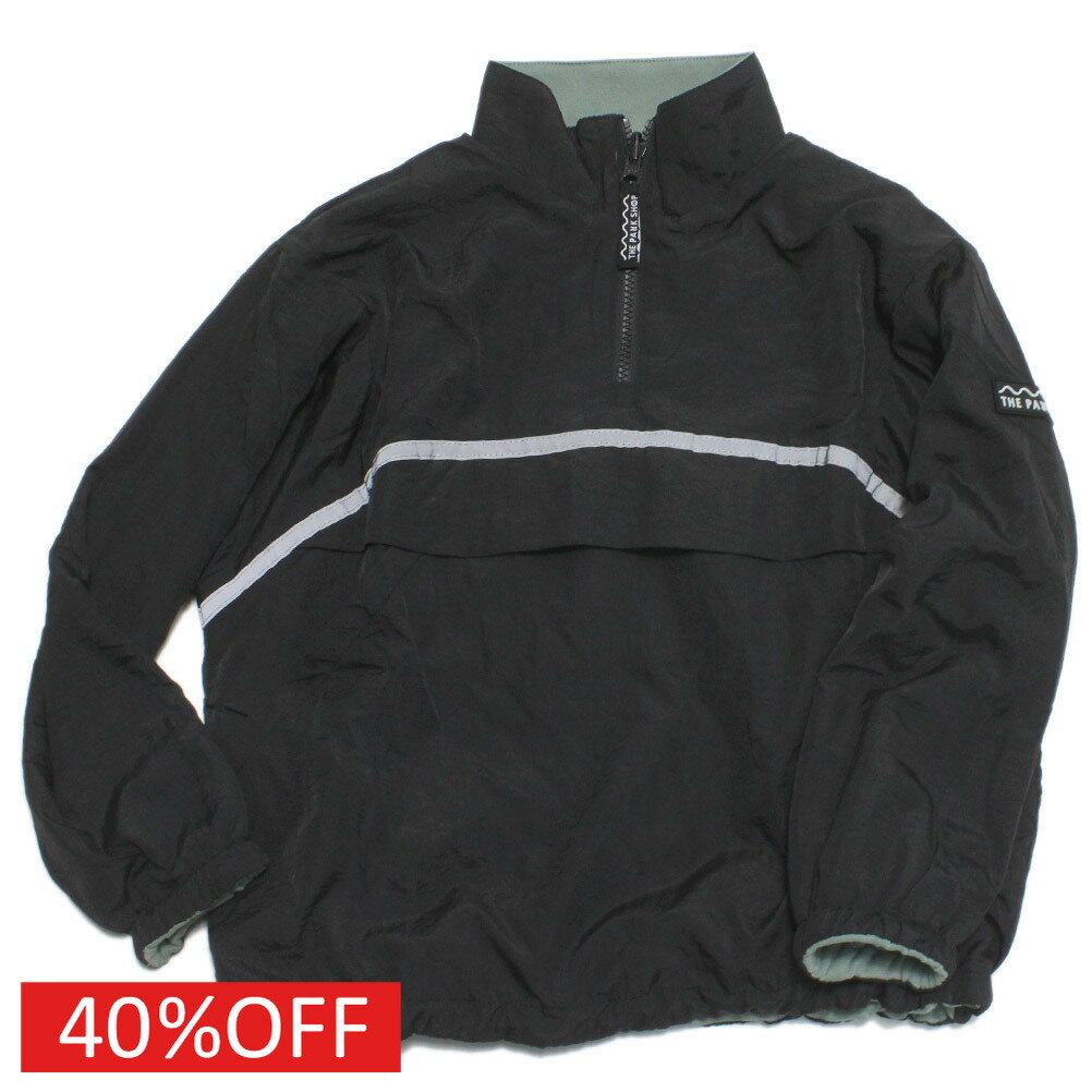 “ザ・パークショップ”のREVERSIBLE SPORTS プルオーバー・雰囲気を変えて楽しめるリバーシブルプルオーバー・表面はレトロでスポーティーな雰囲気のナイロン地・ナチュラルなシワ感と光沢が特徴・リフレクターテープ付きで夜間の可視性も...