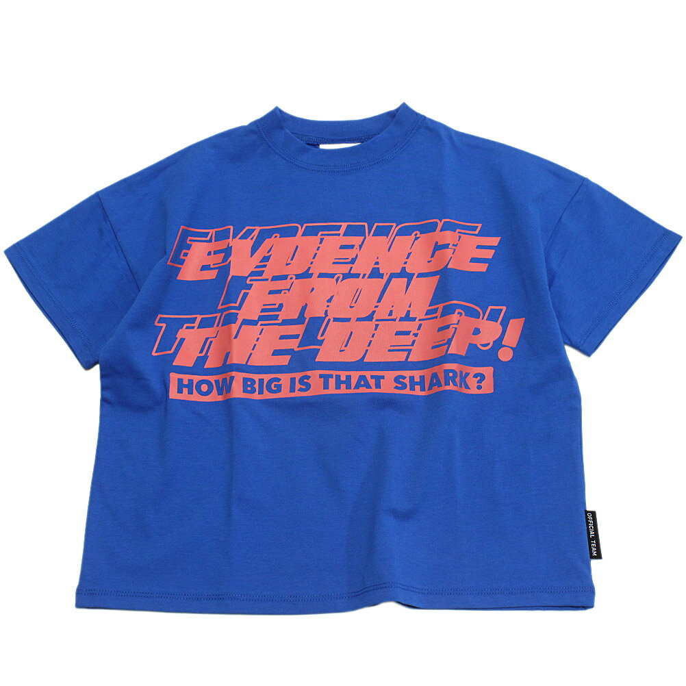 “オフィシャルチーム”のクールタッチ サメロゴTシャツ・暑い夏も快適な接触冷感素材・フロントはインパクトのあるプリントをON・サメをプリントしたバックデザイン・身幅にゆとりを持たせたワイドシルエット・どんなコーデにも馴染むアイテム本体　綿7...