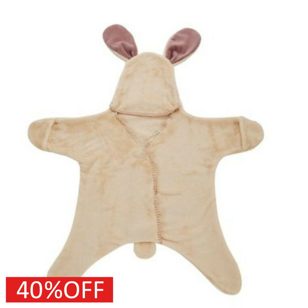 “オーシャン＆グラウンド”の【La stella/ラステラ】アニマルオクルミ・ふわふわの肌触りのファーフリース素材・手先、足先まですっぽり包む星形おくるみ・耳やしっぽが付きで、包むだけで簡単にアニマルに変身・写真撮影やギフトにもおすすめポリ...