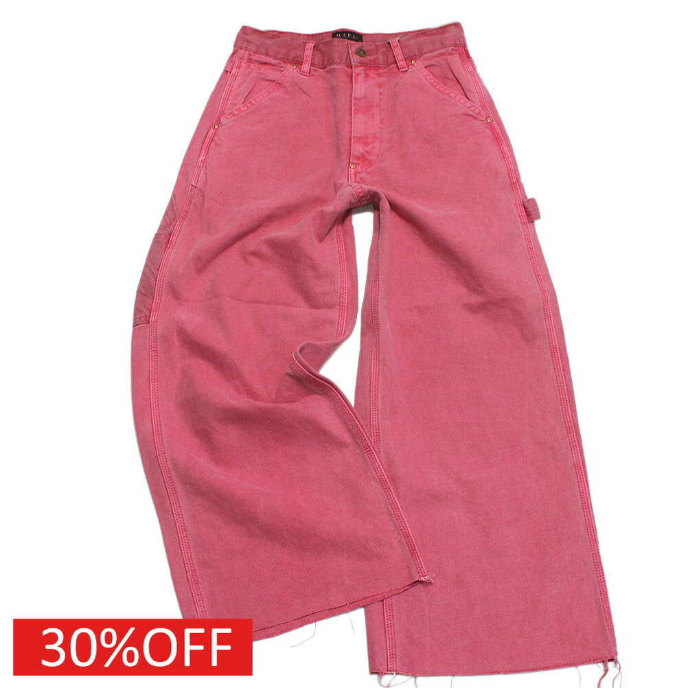 “マレ”のオーガニックダックワークパンツ・裾をカットオフしたペインターパンツ・ピグメント加工でビンテージ感をUP・生地はオーガニックコットンのダック地を使用・穿き込むごとに柔らかく馴染みます・ハードな見た⽬に反して着やすいのがポイント・セッ...