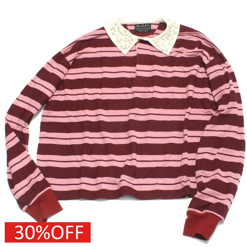 “マレ”のボーダーラガーワイフシャツ・パールを散りばめた襟がポイント・襟の形は優しい印象のフラットカラー・クロップド丈のワイドシルエットにアレンジ・カジュアルかつエレガントな1枚です綿100%ブラック(2)メーカー希望小売価格はメーカー商品...