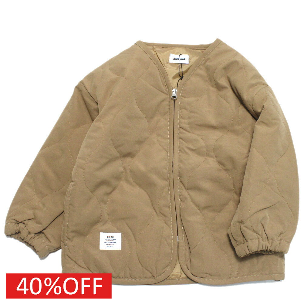 “ジェネレーター”のキルティングジャケット・毎シーズン好評のキルティングジャケット・ひょうたんキルトがポイント・様々なコーデを楽しめるシンプルデザイン・インナーにパーカーなどを着やすいすっきりした首元・リンクコーデもオススメmodel ブラ...