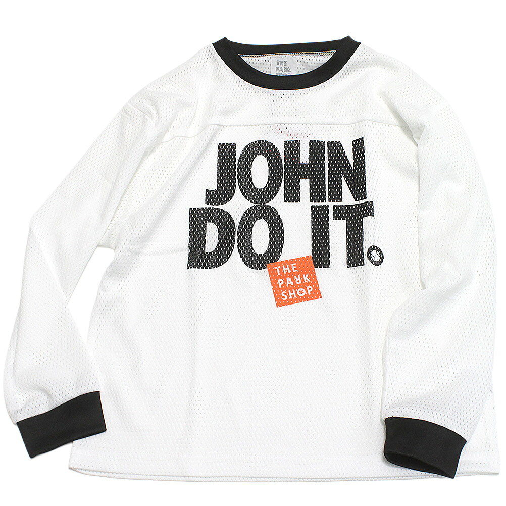 ※サイズ145まで1点のみでネコポス発送可能“ザ・パークショップ”のDO WIDE MESH フットボールTシャツ・ワイドシルエットのフットボールTシャツ・スポーティなオマージュプリントをフロントに・通気性がよく、速乾性もあるメッシュ素材ポ...