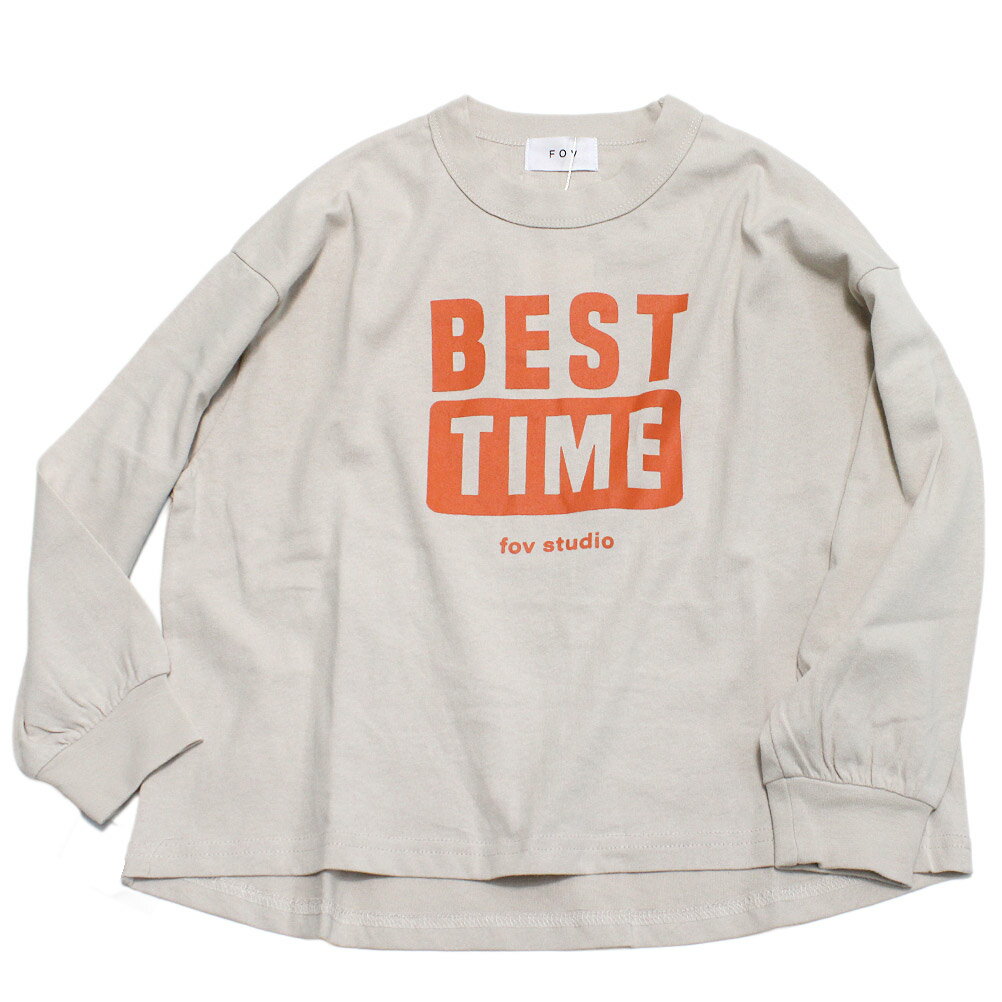 “フォブ”のBESTTIMEL/STシャツ・カラフルなボックスプリントが目を惹く1枚・着心地柔らかな天竺素材・ゆったりとしたワイドデザインWH / 107cm / 16kg / M(110-120)サイズ着用SD / 115cm / 19k...