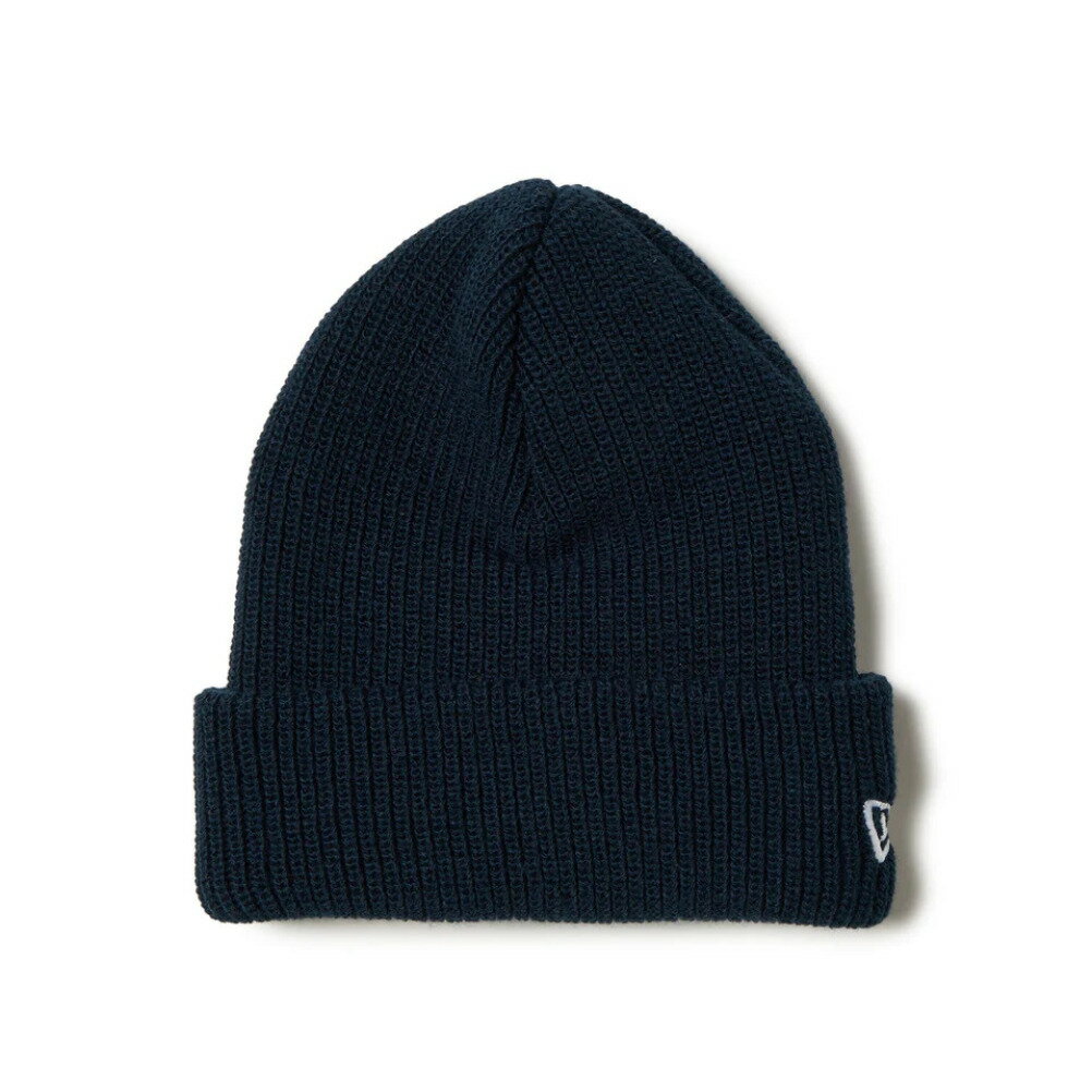 “ニューエラキッズ”のKIDS SOFT CUFF KNIT CAP・型崩れ/縮み/シワが起こりにくいアクリルニット・ふんわりと柔らかく肌触りの良い素材・シンプルなデザインに刺繍ロゴがワンポイント本体　アクリル100%刺繍　ポリエステル10...