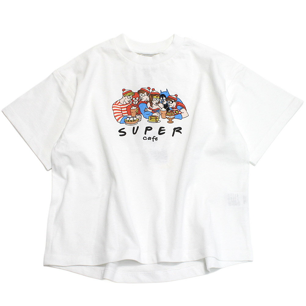 “オーシャン＆グラウンド”のFUN!FUN!FUN!プリントTシャツ・ポップなパロディプリントが目を惹く半袖Tシャツ・ゆったり着られるラウンドシルエット・5色3柄展開で色違いも欲しくなるデザイン・同じ柄のBABYボディシャツ（oce4610...