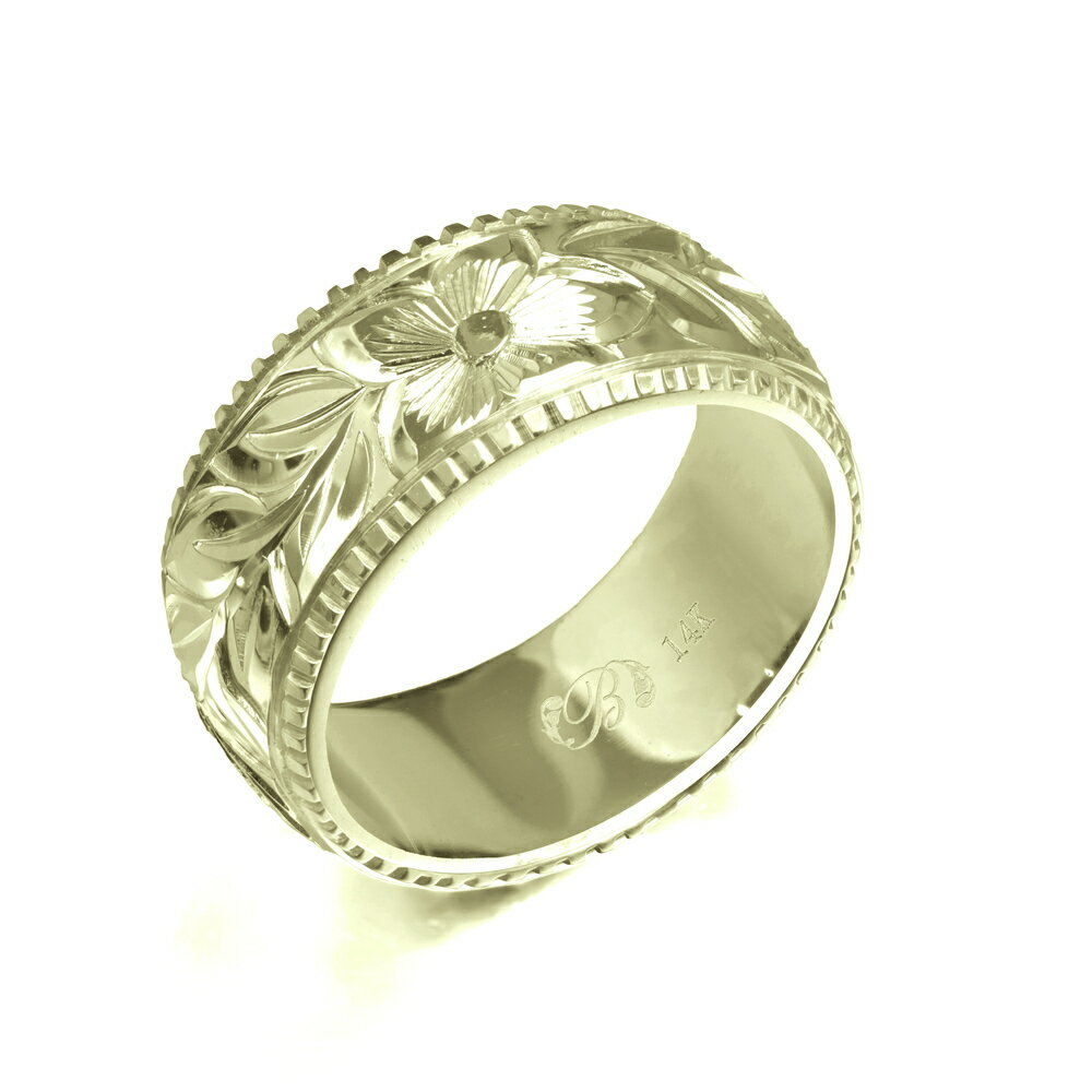 インフォメーションお問い合せ品番GB8B-D15商品名14Kグリーンゴールド バレル 幅8mm 厚み1.5mm マイレリーフ コインエッジ リングこちらはオーダーメイド商品です入金確認後に、ハワイの工房に製作を依頼する受注生産の商品です。ご...