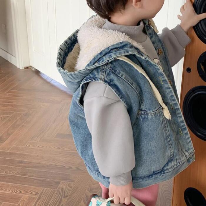 80cm 90cm 110cm ※モニターの発色具合によって実際の物と色が異なる場合があります。・80cm 90cm 110cm ・デニム ボア ・ライトブルー ※モニターの発色具合によって実際の物と色が異なる場合があります。