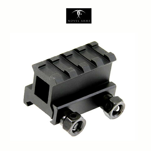 ※こちらの商品はラッピング不可となっております。 フラットトップにサイトを取り付ける際のハイマウントです。 シースルー式なので、純正サイトも使用可能です。 M4シリーズにはもちろんSCARやG3など、20mmピカティニーレイルを装備した銃に...