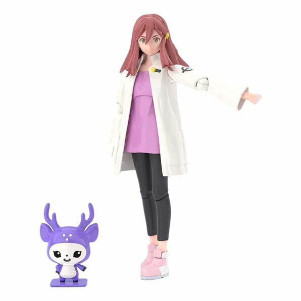紫々部シオンをFigure-rise Standardで商品化！ ■レイキに搭乗する女性パイロット。 ■タンポ印刷が施された笑顔の表情パーツ含め、怒り顔、驚き顔が付属。 ■AIマスコット「I-LeS(アイレス)・ナユタ」が付属。 ■平手、握...