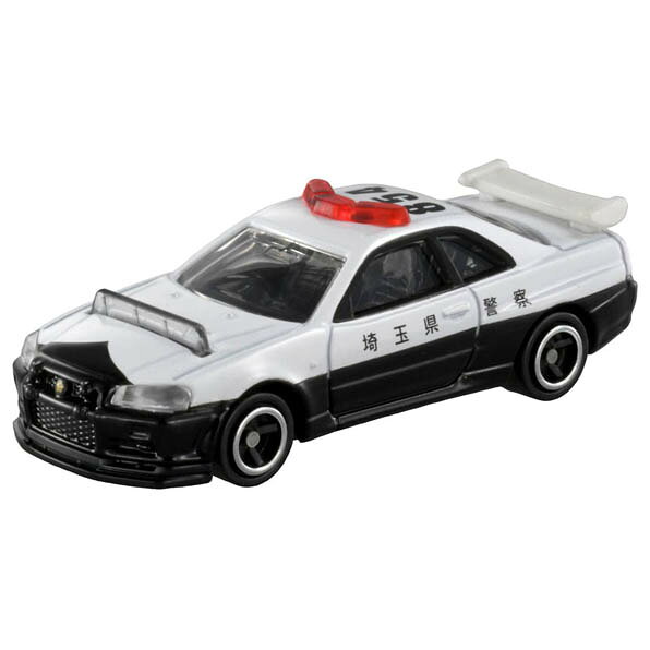 日産 スカイライン GT-R(BNR34) パトロールカーがトミカになって登場！ 各赤と白の外箱が目印の「トミカ スタンダードタイプ」。ちっちゃな手にもピッタリサイズのミニカーです。パパと一緒に集めよう！ メーカー：タカラトミー 発売日：2...