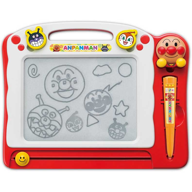 ●楽しく遊べる3つのモード! 1.おしゃべりモード : アンパンマンのおしゃべり8ワードが楽しめます。 2.メロディモード : お絵かきしながらメロディが楽しめます!7曲内蔵。　 3.効果音モード : 動物の鳴き声や車のエンジン音など子供が...