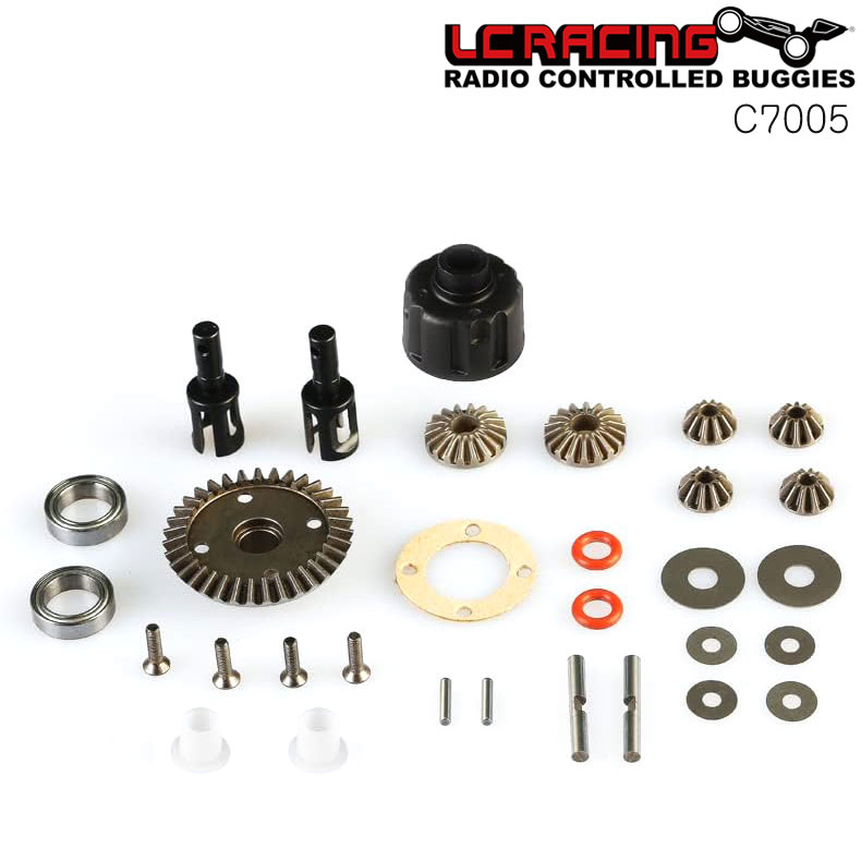 ※こちらの商品はラッピング不可となっております。 [LCRACING] RCカー C7005 デフギアセット 対応車種:LC10B5,PTG-1(OP),PTG-2,PTG-2R