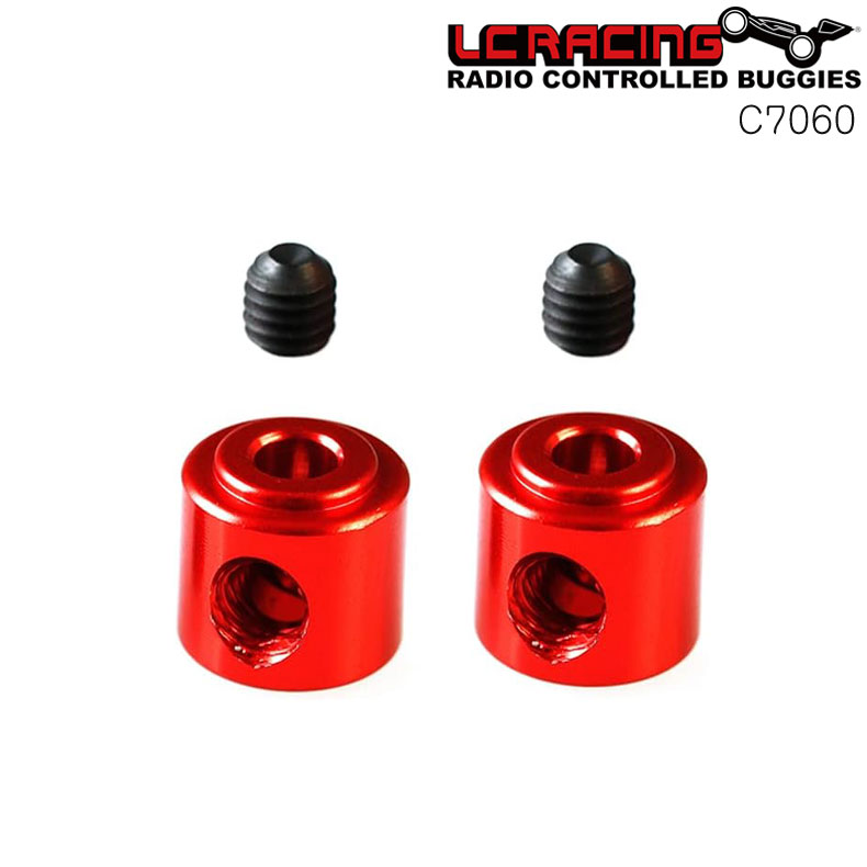 ※こちらの商品はラッピング不可となっております。 [LCRACING] RCカー C7060 アルミスタビライザーストップカラー 2個 対応車種:LC10B5,PTG-1(OP),PTG-2(OP),PTG-2R(OP)