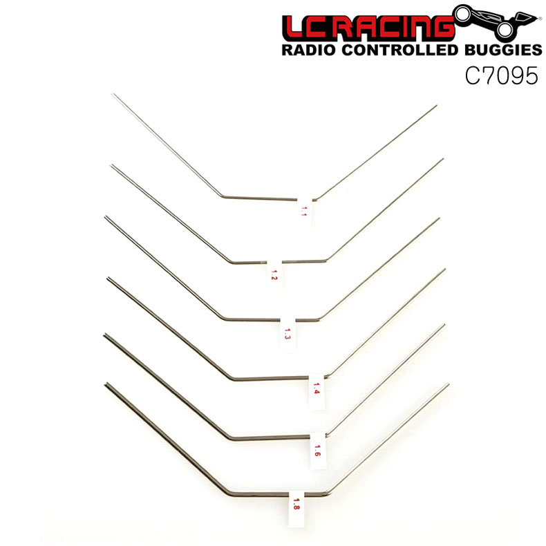※こちらの商品はラッピング不可となっております。 [LCRACING] RCカー C7095 スタビライザー セット スタビライザー セット 対応車種:LC10B5(OP),PTG-1(OP)