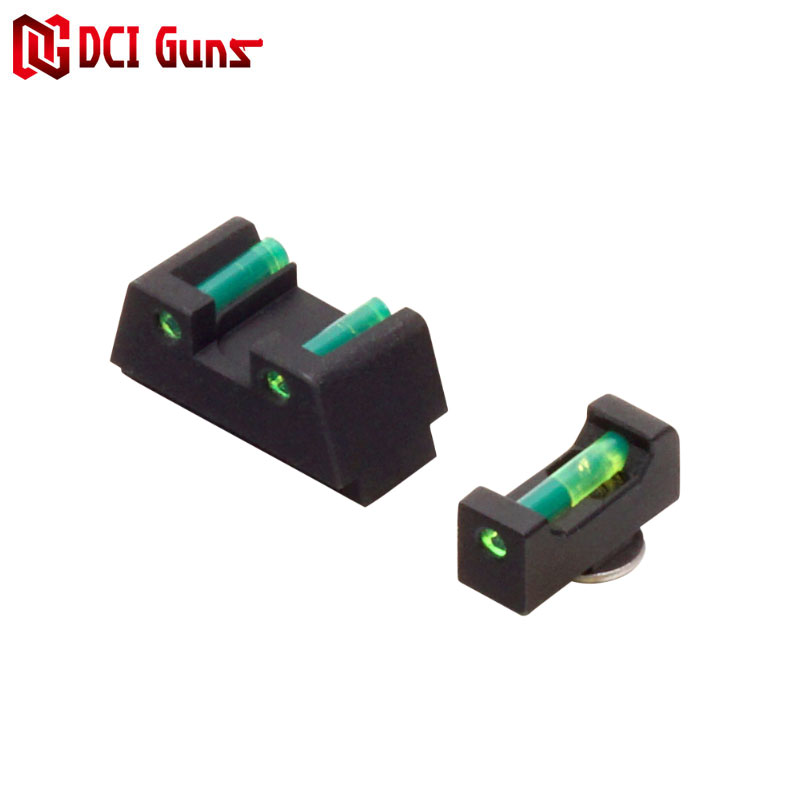 ※こちらの商品はラッピング不可となっております。 DCI GUNS 集光サイト 東京マルイ G17 Gen5 MOS用 リア フロントセット 東京マルイ G19 Gen5 MOSにも取り付け可能！ 視認性の良い集光アクリルを採用することで素...