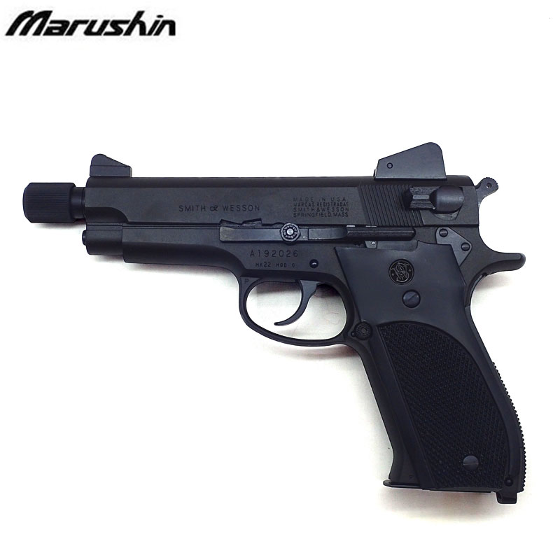 ※こちらの商品はラッピング不可となっております。 マルシン モデルガン完成品 発火タイプ Mk.22Mod0 BKHW ブラックヘビーウエイト 通称『ハッシュパピー』(Hushpuppy) 特殊部隊などでも使用された消音拳銃がついに商品化。...