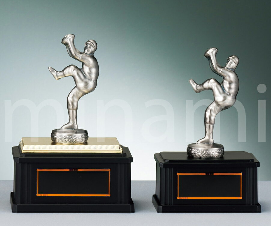 バッターはこちら→ 型番　B4076（B-4076） （野球） 本体：アンチモニー製 台座：樹脂 Aサイズ　高さ15cm 重さ330g Bサイズ　高さ13cm 重さ290g 旧型番　B2076（B-2076）、B9329（B-9329）