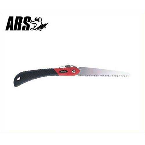 アルス 工作園芸折込鋸ハード P-18H (刃長180mm) UVカットでタテ・ヨコ・ナナメびきがスムーズ。 ■仕様 型式 P-18H 全長 407mm 折込時長さ 235mm 重量 162g 刃長 180mm 材質：刃 高炭素刃物鋼 グリ...