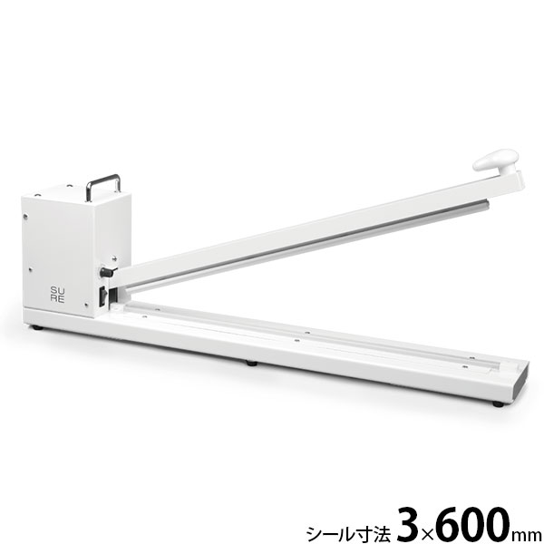 創業八十有余年の電熱機メーカーが熱溶着と使い心地を追求した、長く使える「ワンランク上のシーラー」。予熱のいらない瞬間通電方式です。卓上タイプは設置場所を選ばず、サイズラインナップも豊富。レバーを押し下げて数秒間保持するだけで誰でも簡単にシー...