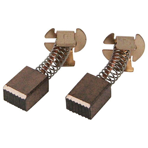 電動ツール対応のカーボンブラシです。 ■用途 電動工具用カーボンブラシ ■機能 交換用のカーボンブラシです。 ■仕様 ブラシ番号：608DC3 品名コード：6541777 ■材質 カーボン・金属 ■生産国 中国 ※改良により予告なく形状や仕...