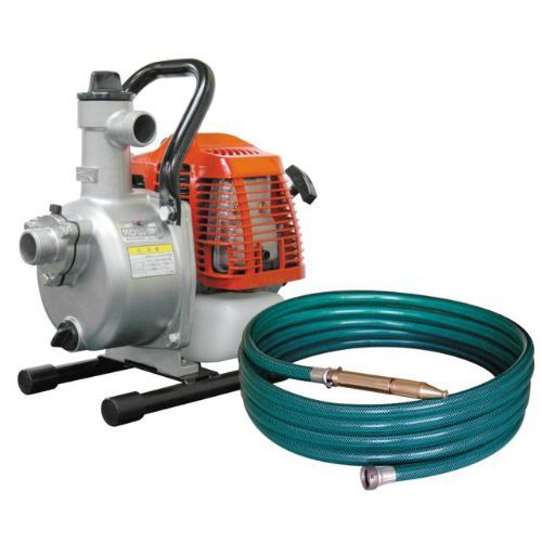散水に便利な8mホース付です。 田畑の灌水、散水から農機具の洗浄まで 用途 田畑への水入れに セット内容/付属品 吸入ホース3m、ワンタッチカップリング1個、カップリング組25×25 1個、タケノコニップル25mm×20mm、25mm×15...