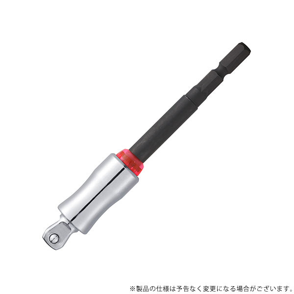 40Vインパクトに対応した、耐久性5倍の超剛鍛ミラーソケットアダプタです。 用途 建築金物、型枠の組立・解体、産業機器のメンテナンス 機能・特徴 衝撃吸収樹脂付き軸を圧入し、締め付けの打撃時におこる軸部への応力集中を緩和する特許登録済のアダ...