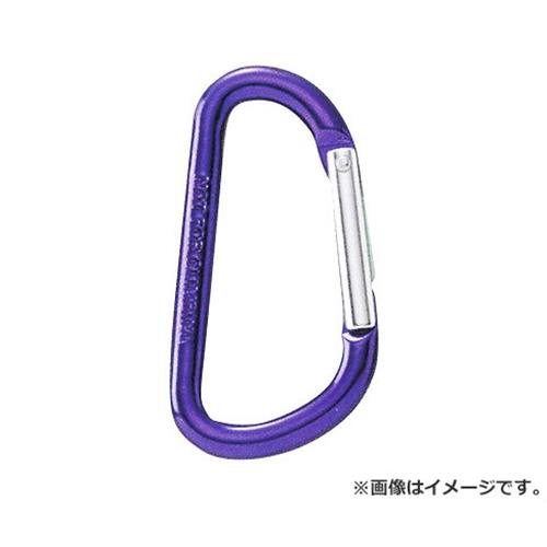 　アルミ製のカラービナです。 土牛 アルミカラービナ V-3バイオレット 4962819100356 小物掛け用。 ■特徴 ・小物を吊り下げる際に便利です。 ■仕様 ・全長：70mm。 ・幅：37mm。 ・軸径：7mm。 ・色：バイオレット...