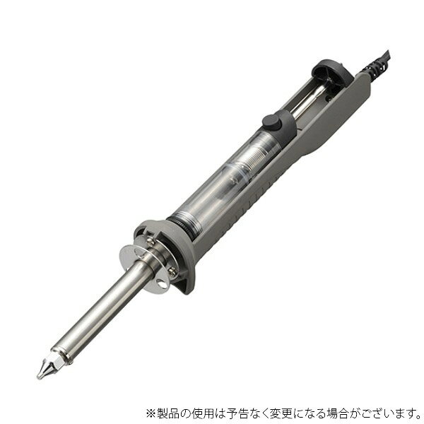 一台二役！片手ではんだの加熱と吸取作業が可能に！はんだこてと吸取器が合体したはんだ吸取器です。 ブリント基板の部品除去。 機能 こて先が机に当たらず握り心地にこだわったグリップデザインです。 溶けにくい鉛フリーはんだにも対応するこて先温度で...