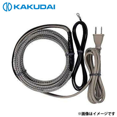 　カクダイ 自己温度制御凍結防止帯 15m 698-01-15 金属管でも使用できます。塩ビ管（塩ビホースは除く）、架橋ポリエチレン管、ポリブデン管、被覆銅管用。保温テープなし。市販の保温材か、0698保温テープ（別売）を使用してください。...