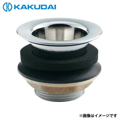 　カクダイ 丸鉢金物 25 9439 オーバーフローなしの洗面・手洗器用　 ■仕様 ・素材 : 黄銅 ・パッケージサイズ(mm) : 90×125×55