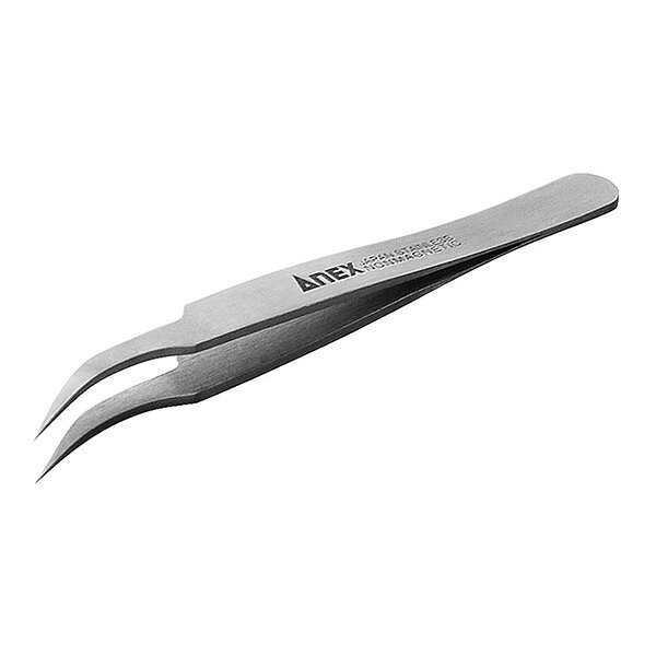 高精度なピンセットシリーズです。 用途 精密部品の保持 機能 耐久性、耐蝕性が高く、さびにくい18-8ステンレスを使用したピンセットです。 極細で非常に鋭い先端のため、狭く奥まった箇所での作業や精密部品の保持に適しています。 はさんだ物が見...