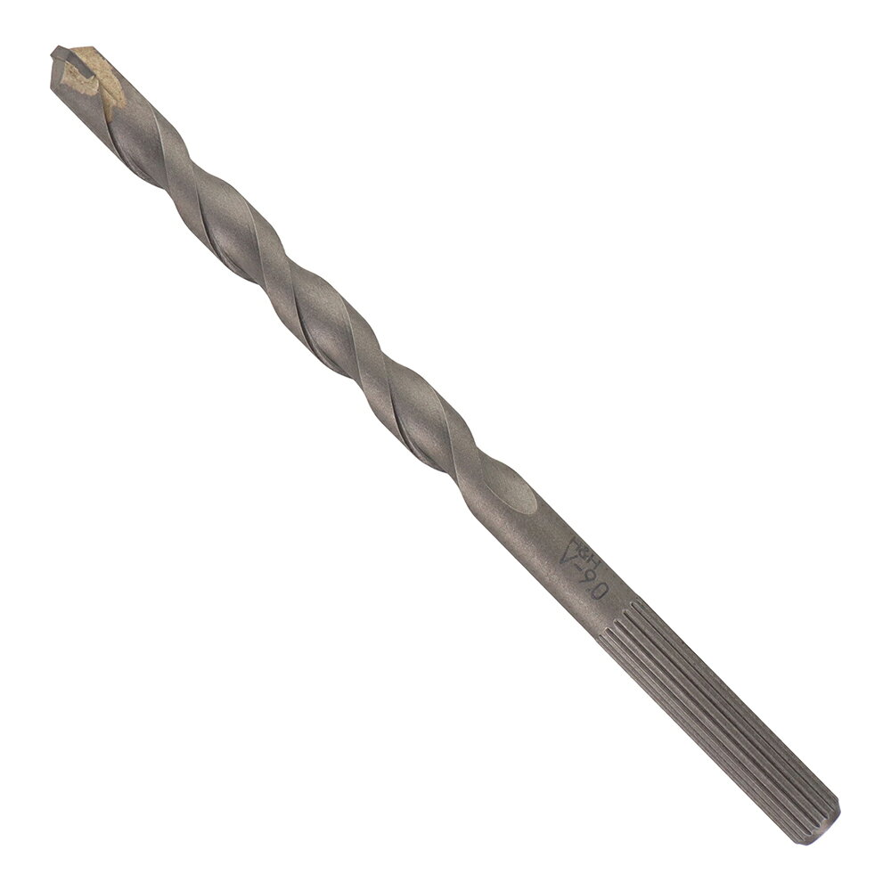 "スベリにくい"ドリルでスピーディーにコンクリートの穴あけ！ 商品情報 品番：V-9.0 刃径：9.0mm 全長：150mm 特長 ローレット軸加工によりチャック部のスリップが少ない。 ビットとドリル本体が一体化することにより、スピーディー...