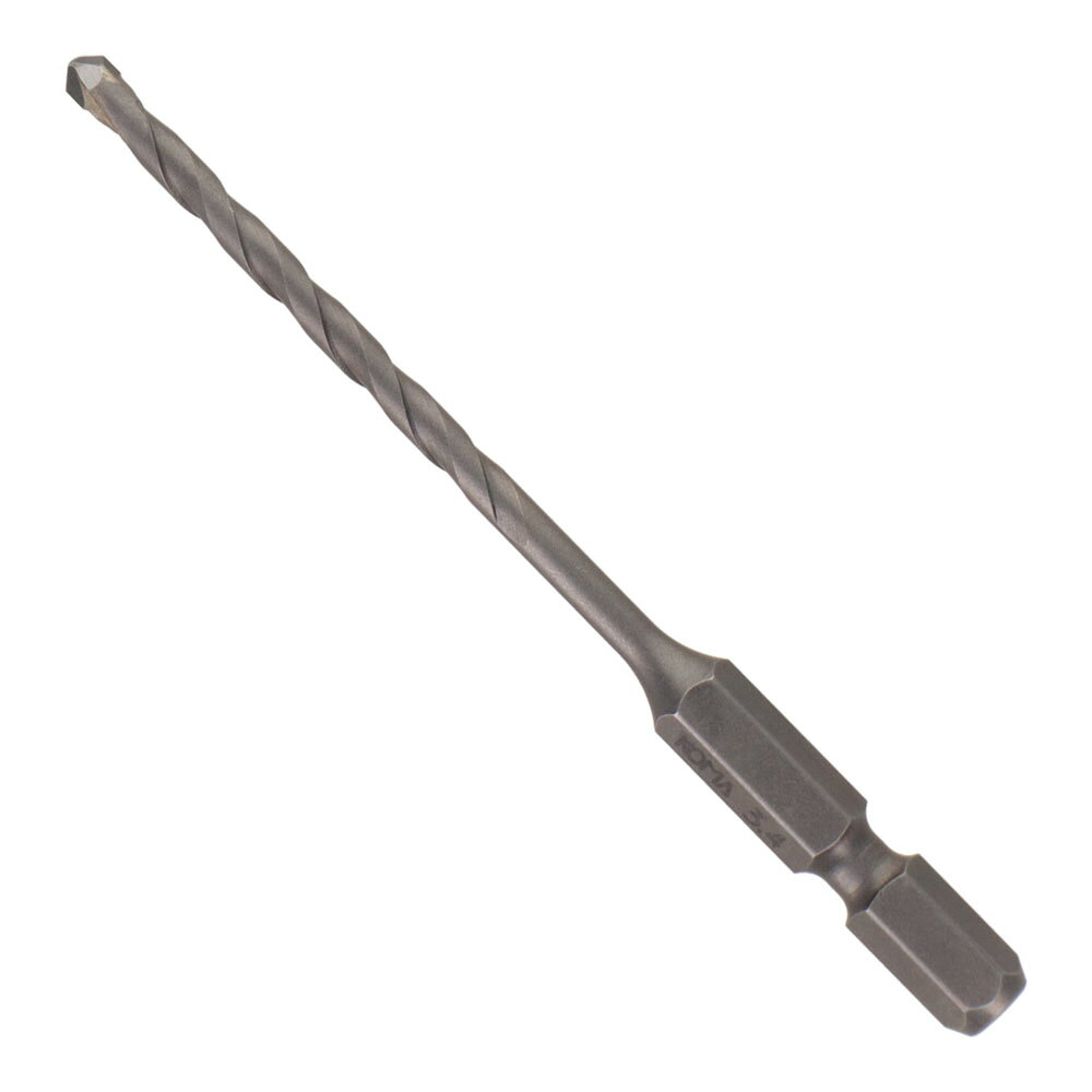 商品情報 品番：J-3.4 刃径：3.4mm 全長：90mm 有効長：45mm 特長 各種充電ドリルにワンタッチで装着。 インパクト、回転のどちらも可能。 シャンクから刃先まで一体形状の為、刃先のブレやビビりが無く、最適な穴あけが可能。 用...