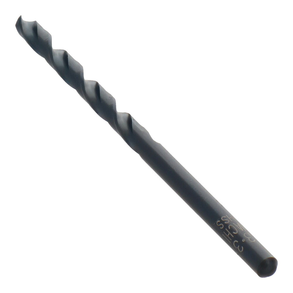 鉄・銅・アルミ・プラスチック・木材の穴あけに 商品情報 刃径：3.3mm 全長：65mm 溝長：36mm 特長 全長・溝長が短いため芯ブレが少ない。 刃先のシンニング加工により食い付きが良い。 仕様 穴あけ深さの目安：刃径×1〜4倍 材質 ...